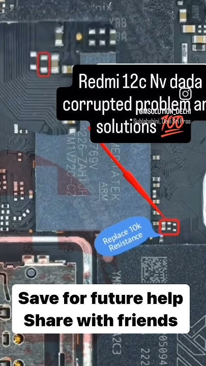 Redmi 12c Nv data corrupted - YouTube