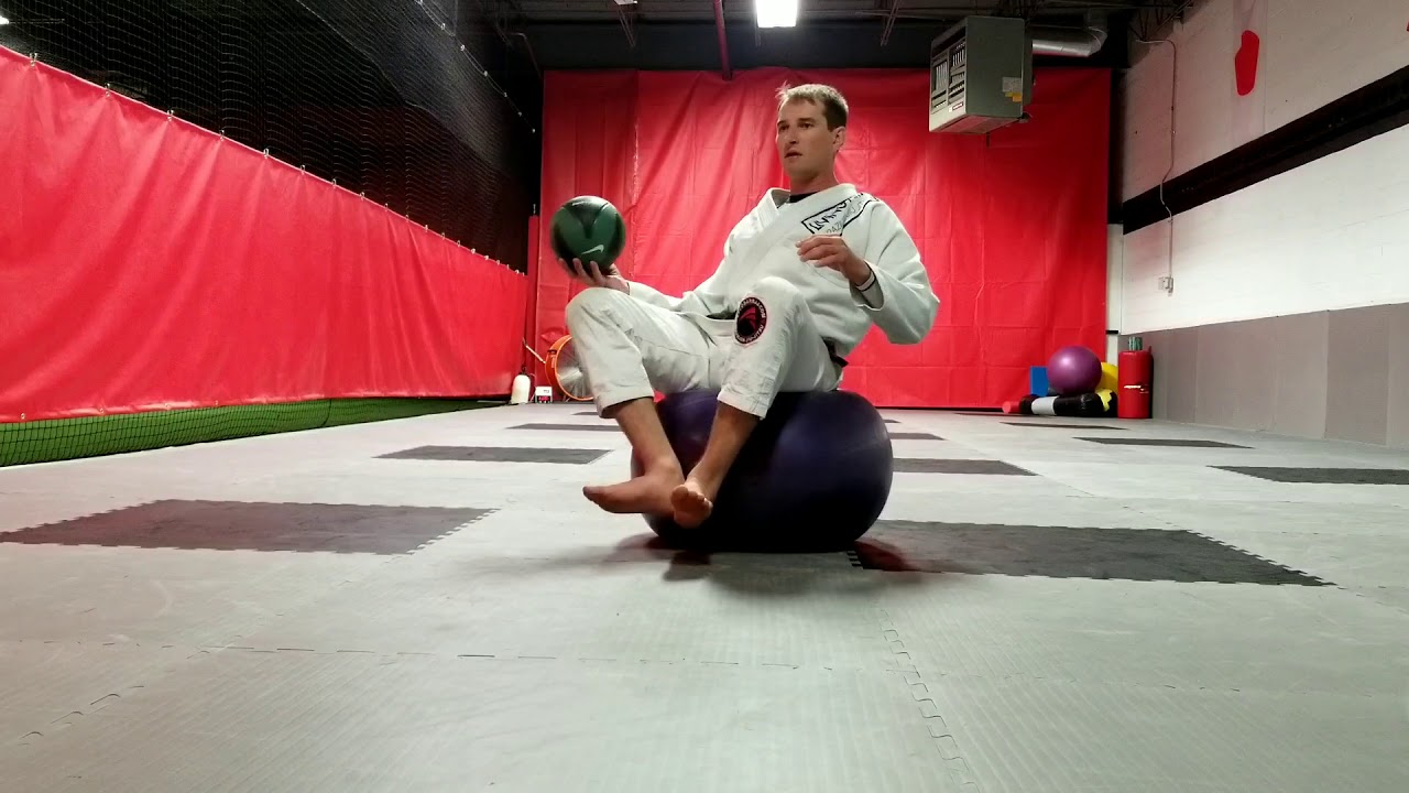 Stability Ball Trick - YouTube