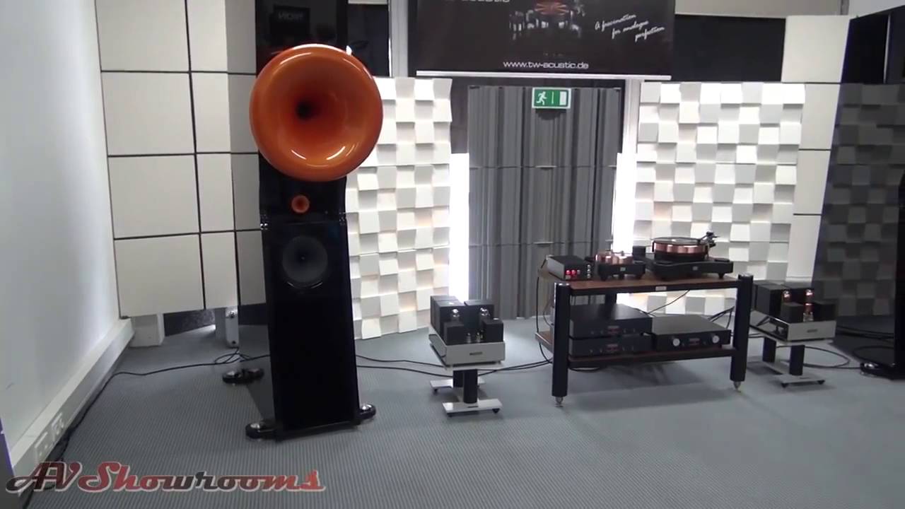 Cessaro horn speakers, Tron amplifiers, TW Acustic turntables, High End ...