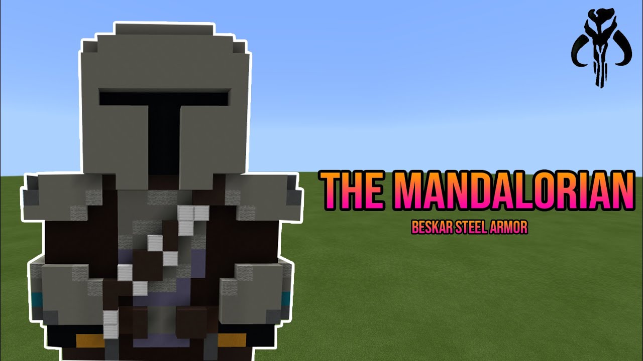 Minecraft | How to Build the Mandalorian (Beskar Steel Armor) - YouTube
