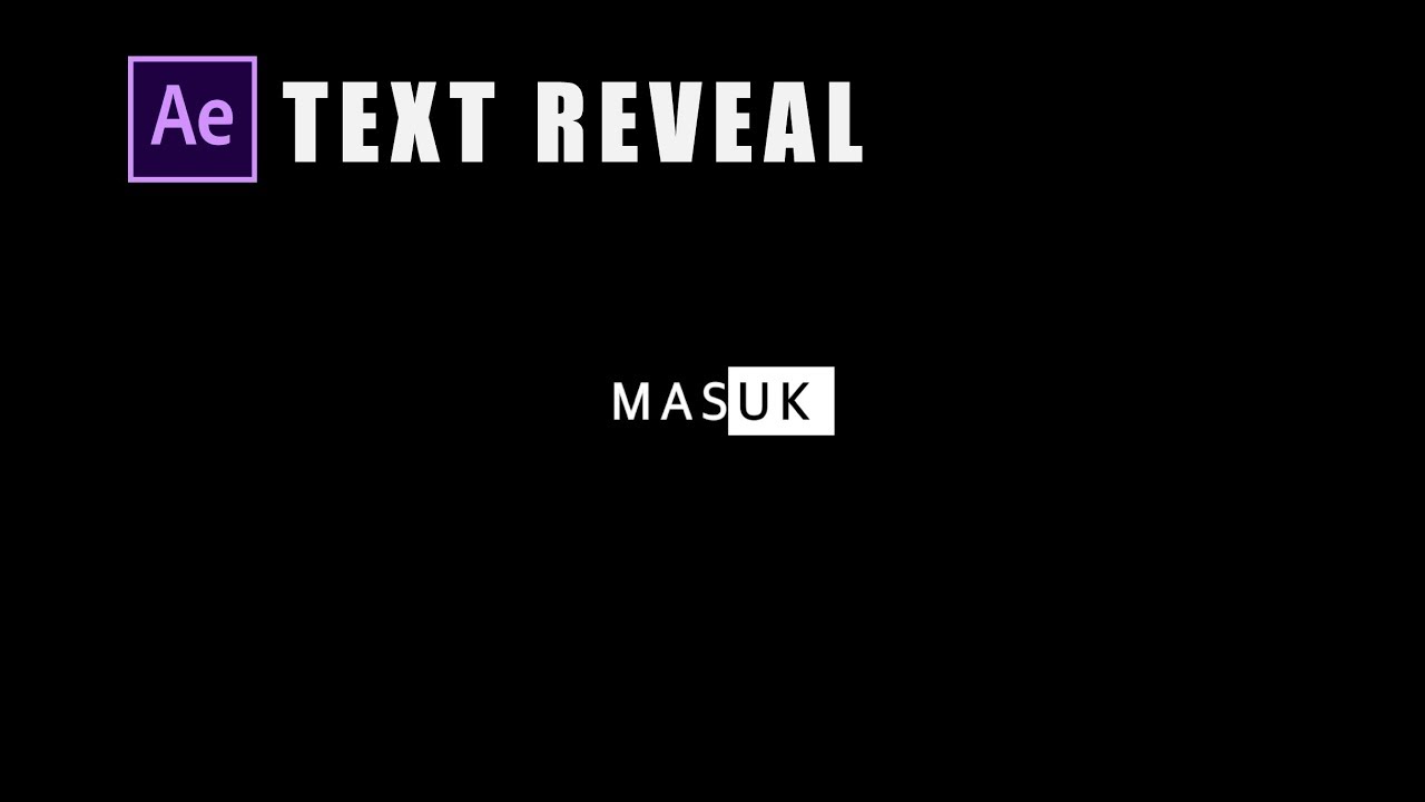 Tutorial Motion Graphic Text Reveal Keren Adobe After Effect Tutorial Motion Graphic Text Reveal Keren Adobe After Effect
