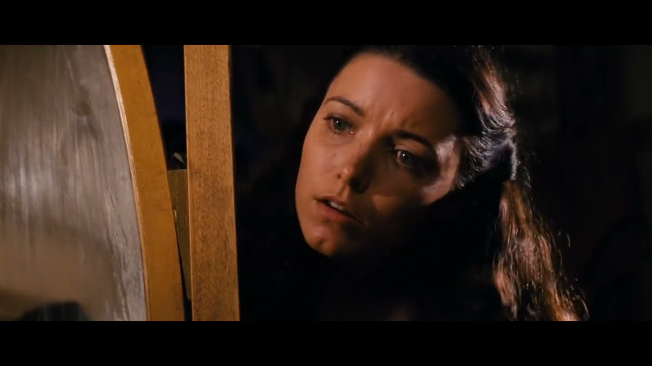 "Raiders of the Lost Ark". A love scene between Indiana and Marion. The ...