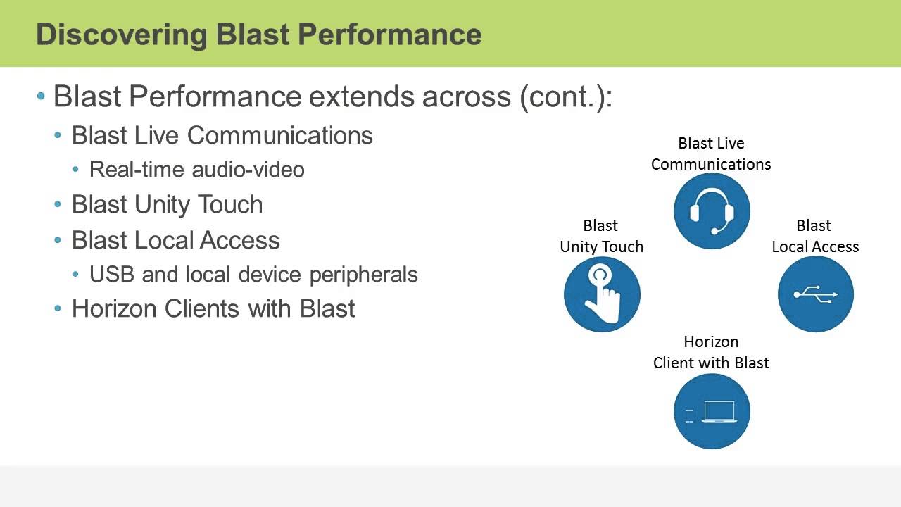 VMware Overview: Discovering Blast Performance - YouTube