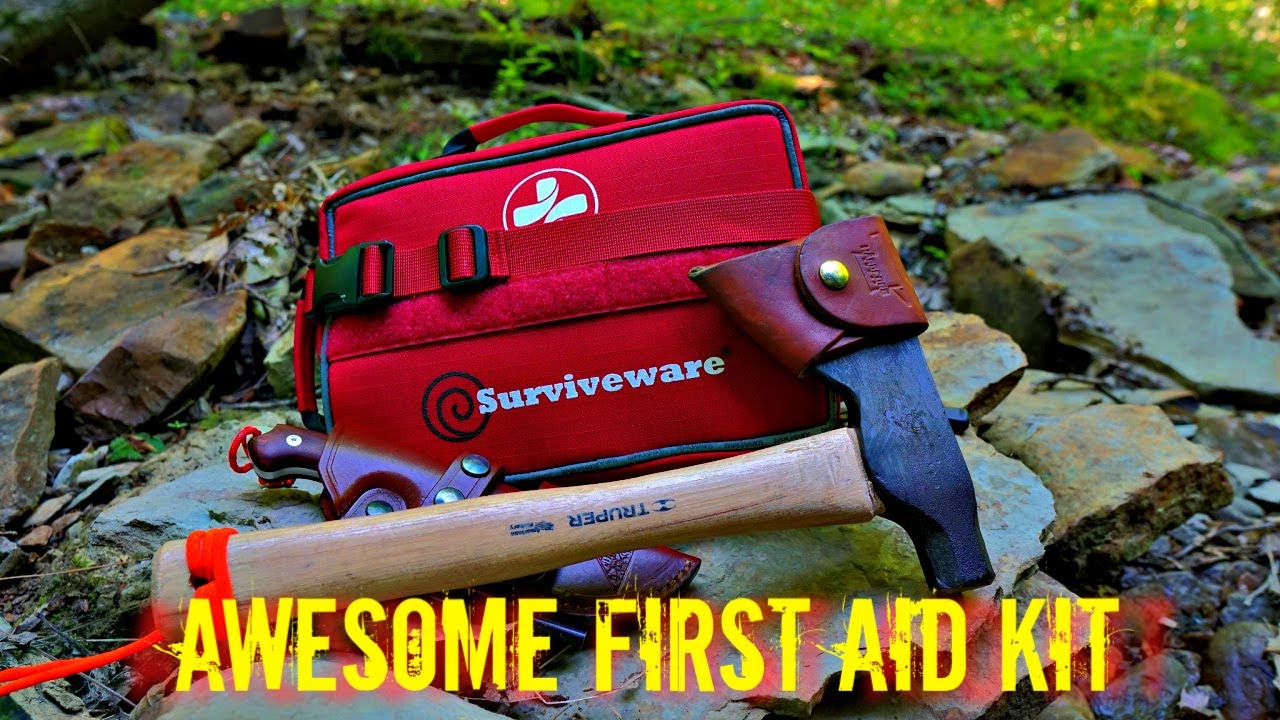 Surviveware Large First Aid Kit for Outdoor Adventure Emergencies - YouTube