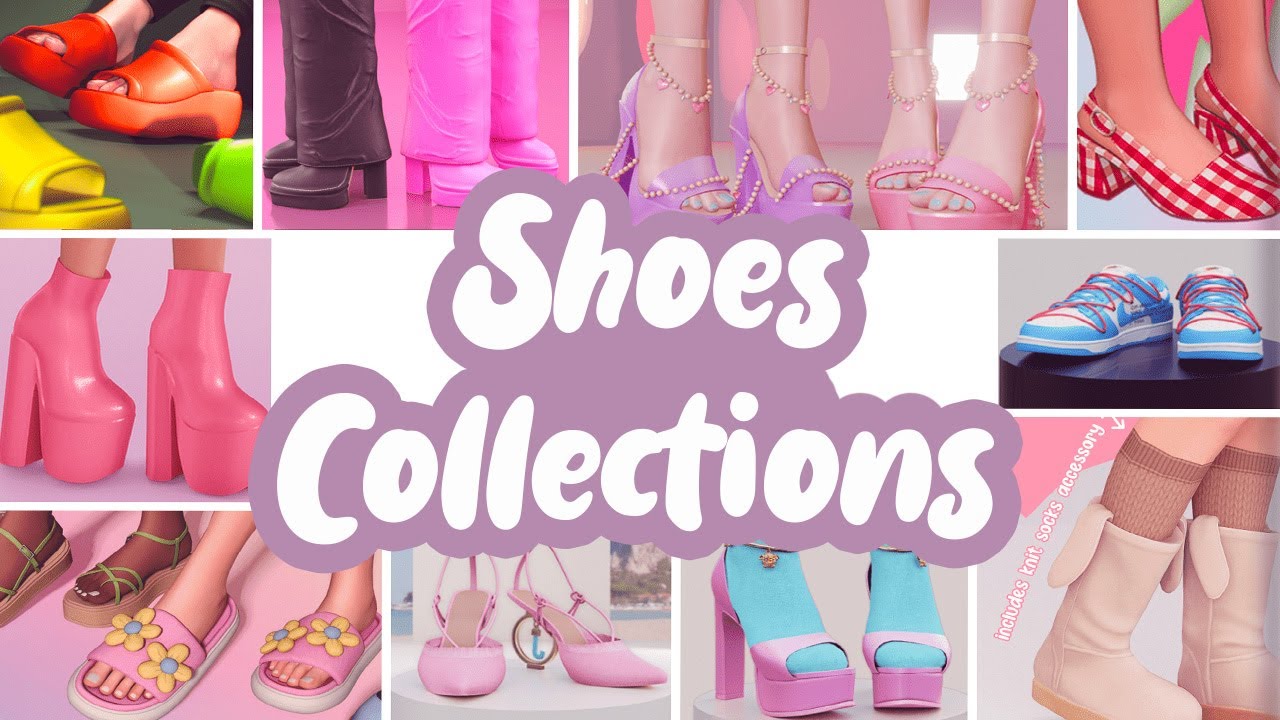 Female Shoes CC Folder Maxis Match Sims 4 Female Shoes Showcase Mods ...