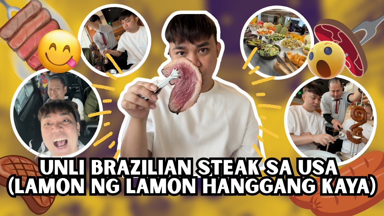 UNLI BRAZILIAN STEAK SA USA (LAMON NG LAMON HANGGANG KAYA) - YouTube