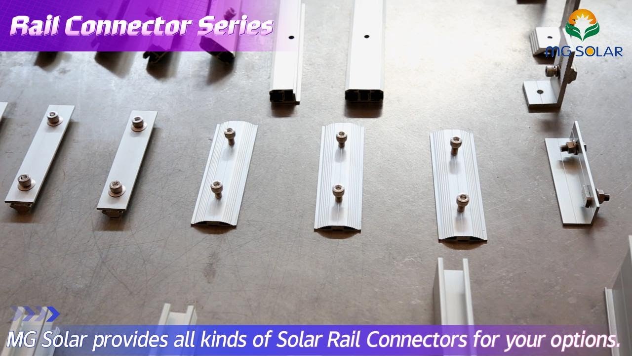 MG Solar Rail Connector Series - YouTube
