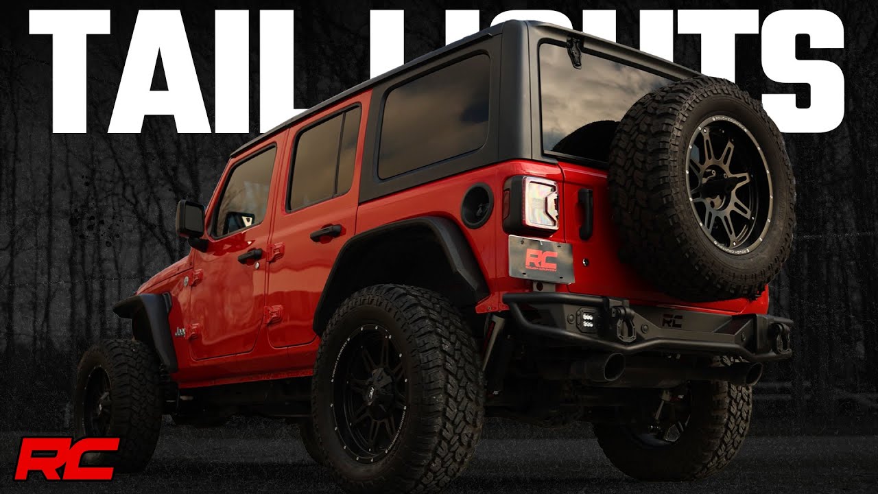 Jeep Wrangler JL LED Tail Lights - YouTube
