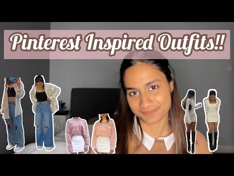 Recreating Pinterest Inspired Outfits!! Summer/winter inspos!! ️ - YouTube