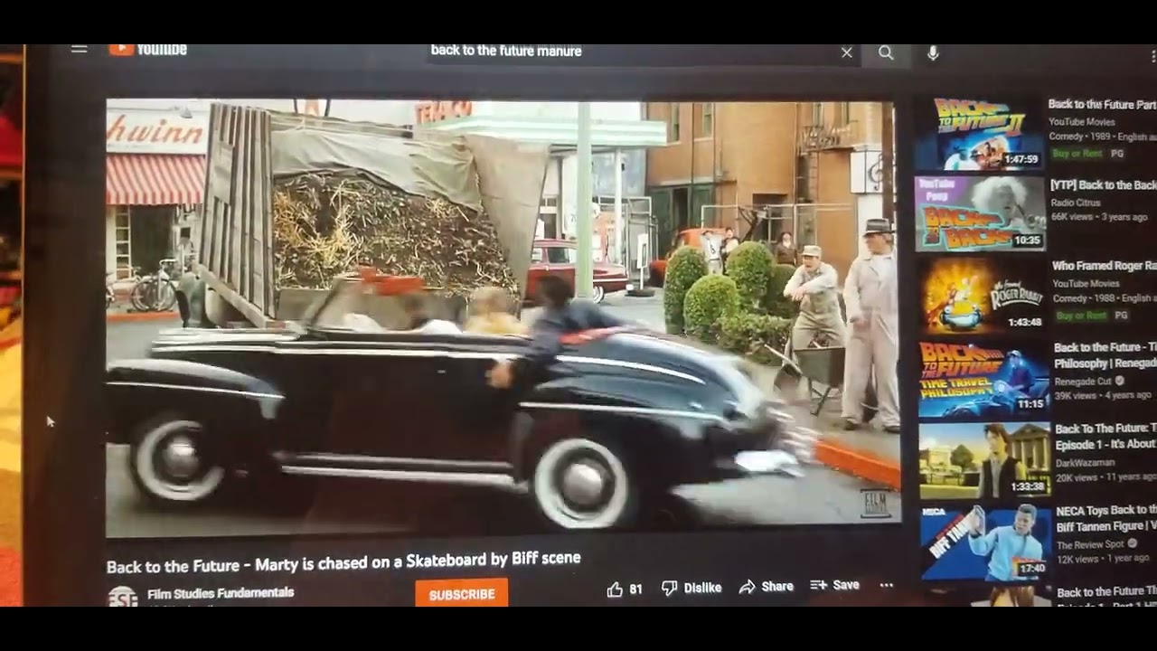 Back To The Future Manure Scene (Sitcom Version) - YouTube