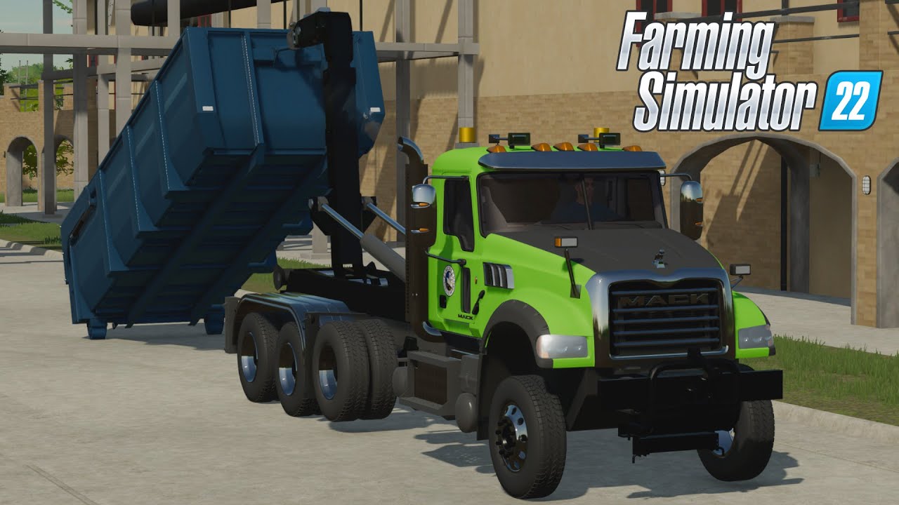 FS22 - Mack Granite TRUCK with HOOKLIFT - American Truck Mod for ...