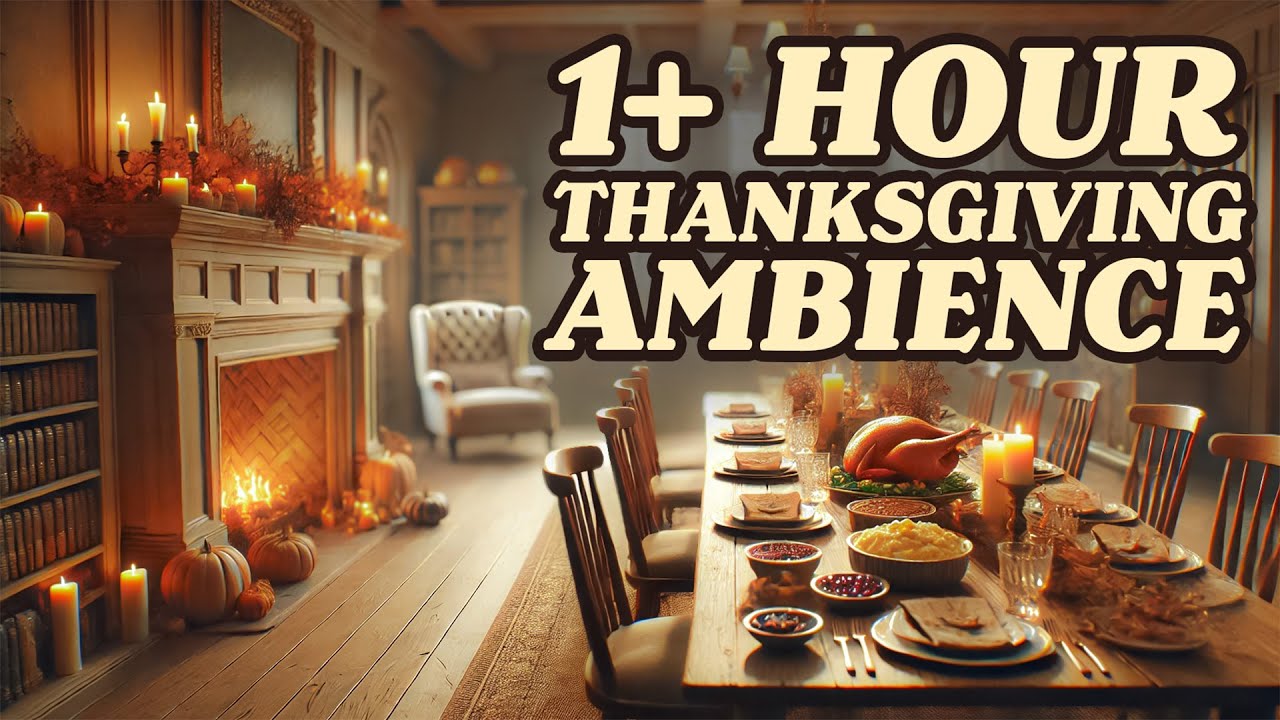 Cozy Thanksgiving Fall Ambience | 1+ Hours of Relaxing Autumn Holiday ...
