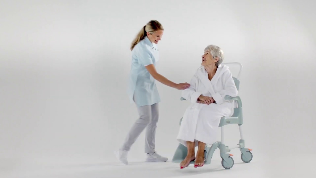 Cubro Feature Friday: Etac Clean shower commode - YouTube