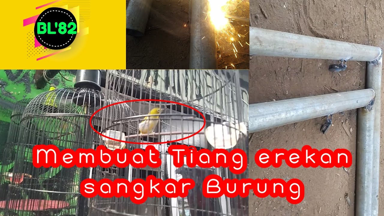 Membuat Tiang erekan sangkar burung - YouTube
