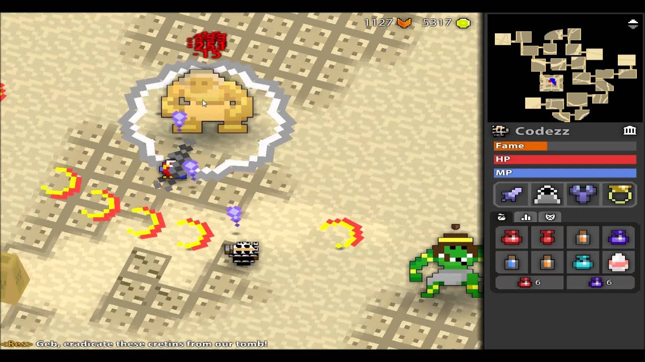 Rotmg How to solo tomb on rogue - YouTube