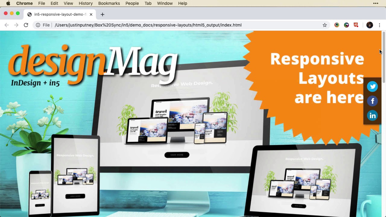 Responsive layout design software - filnju