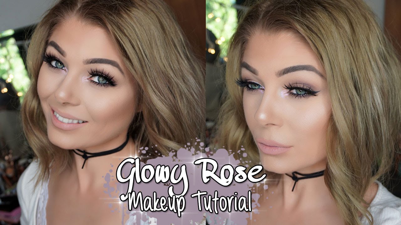 Glowy Rose | Summer Makeup Tutorial - YouTube