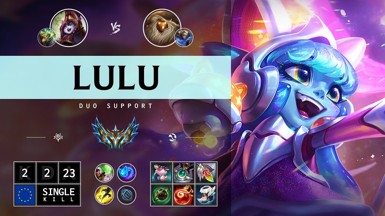 Lulu Support vs Bard - EUW Challenger Patch 14.15 - YouTube