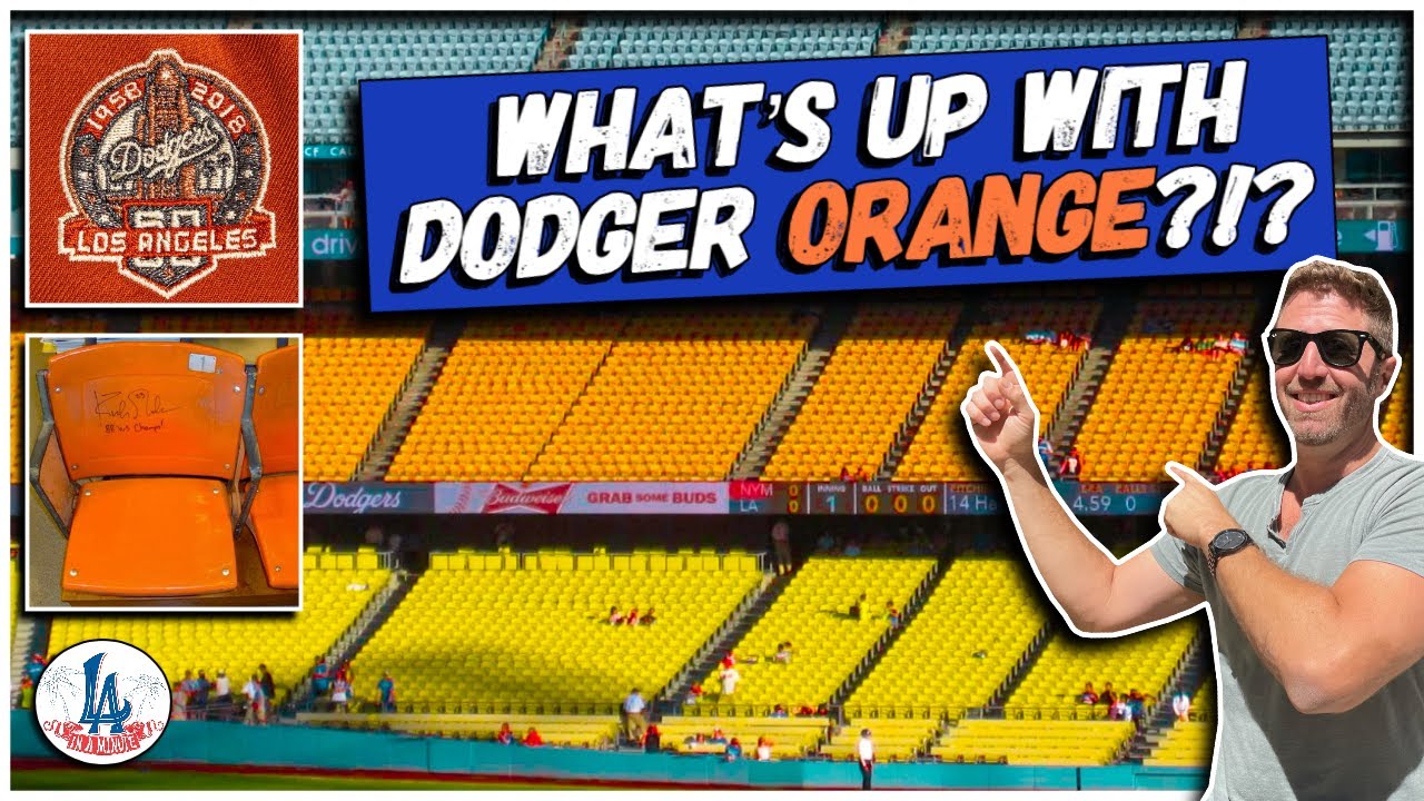 What is up with Dodger ORANGE?!? - YouTube