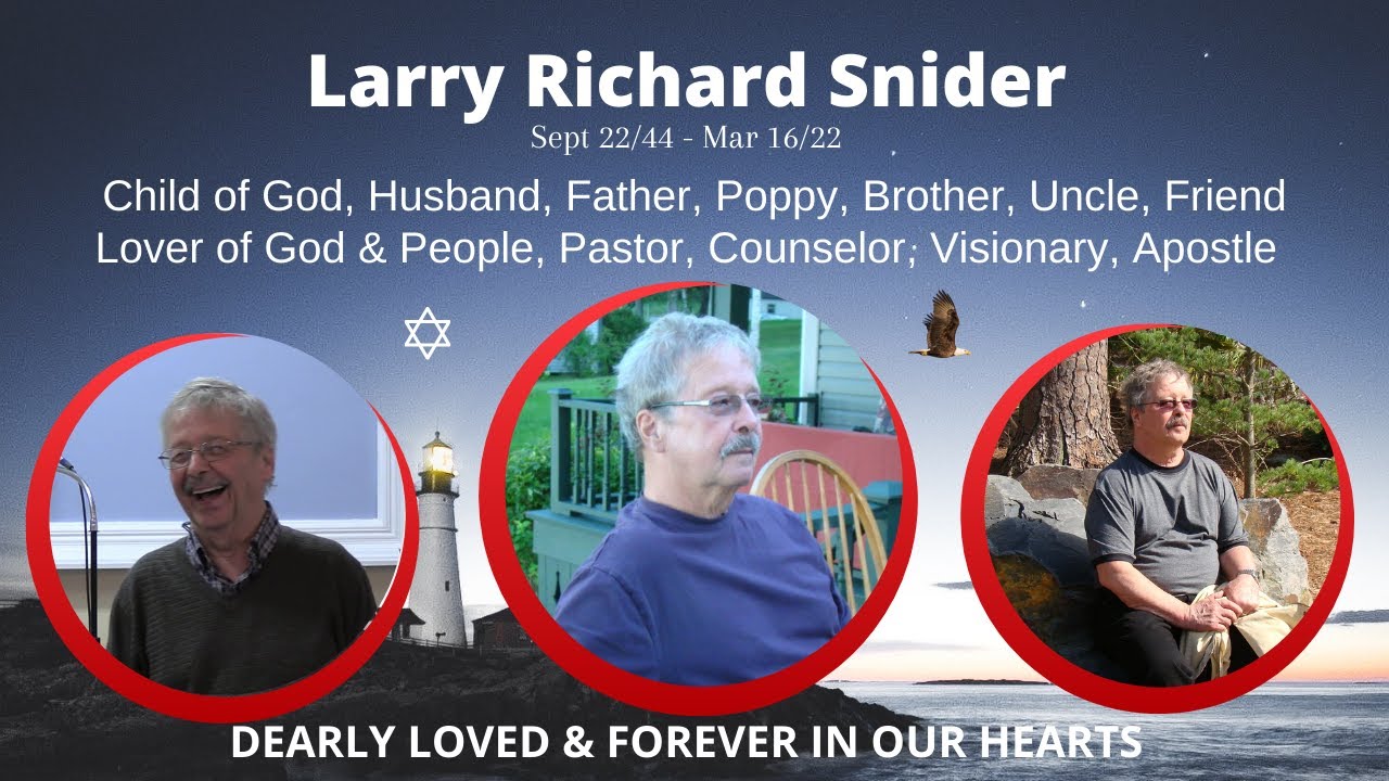 Funeral Service - Larry Snider - YouTube