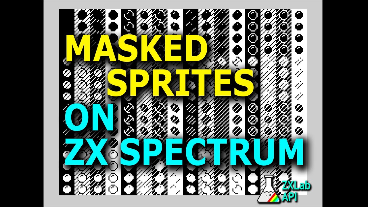 How to BLIT masked sprites into ZX Spectrum Emulator? - YouTube