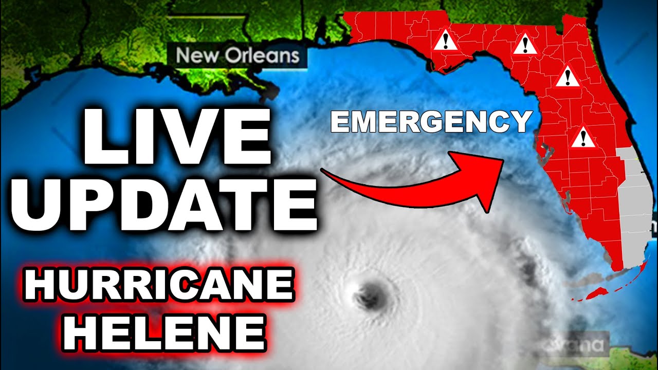 PRAY FOR FLORIDA! Urgent Hurricane Helene Update, Live Stream - YouTube
