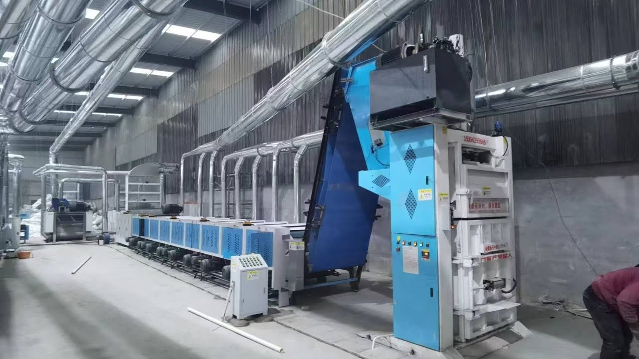 Waste cloth recycling machine, old clothes recycling machine, linen ...