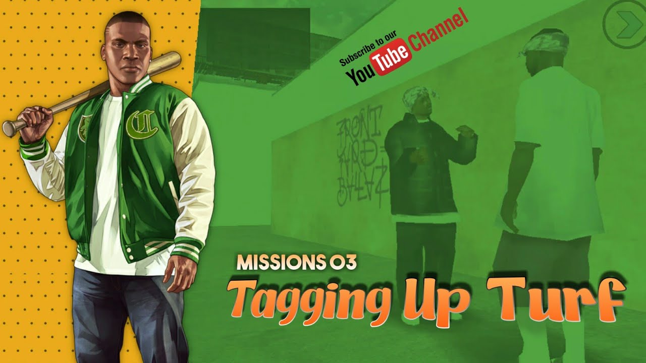 Gta San Andreas Tagging Up Turf Missions #03 - YouTube
