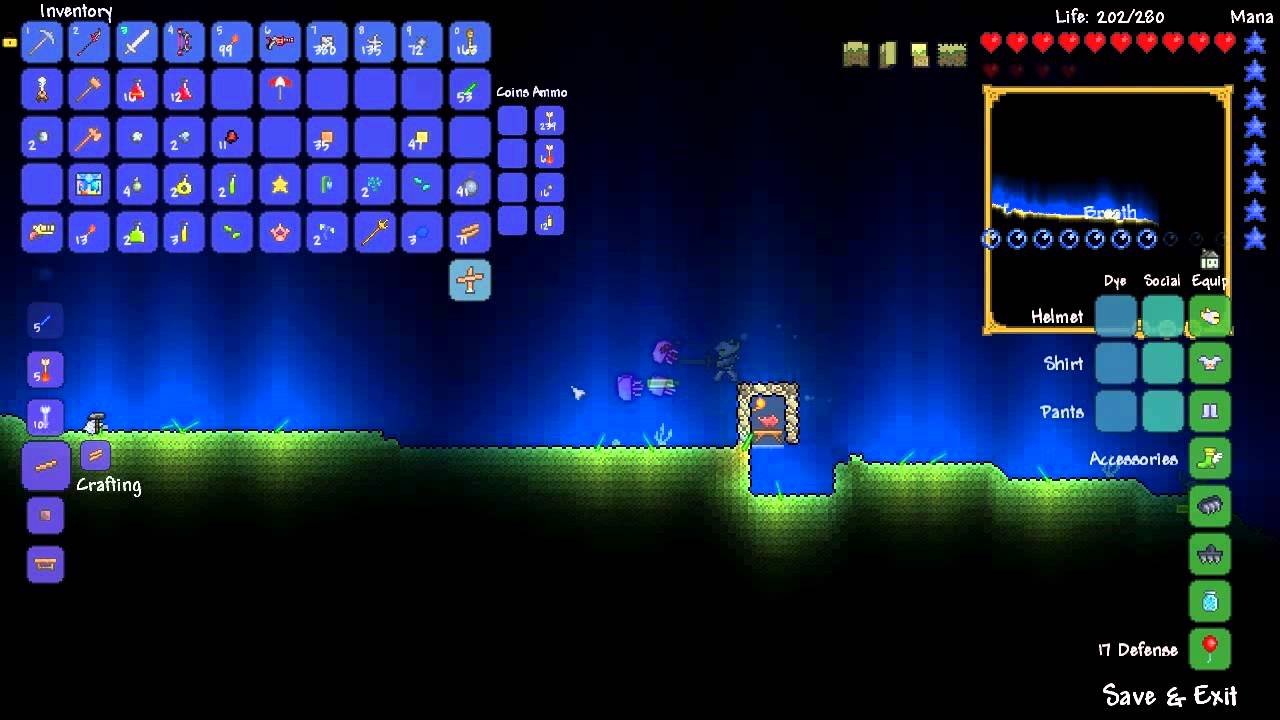 Let's Play Terraria [S7 Part 7] - Blood Butcherer and Deathbringer ...