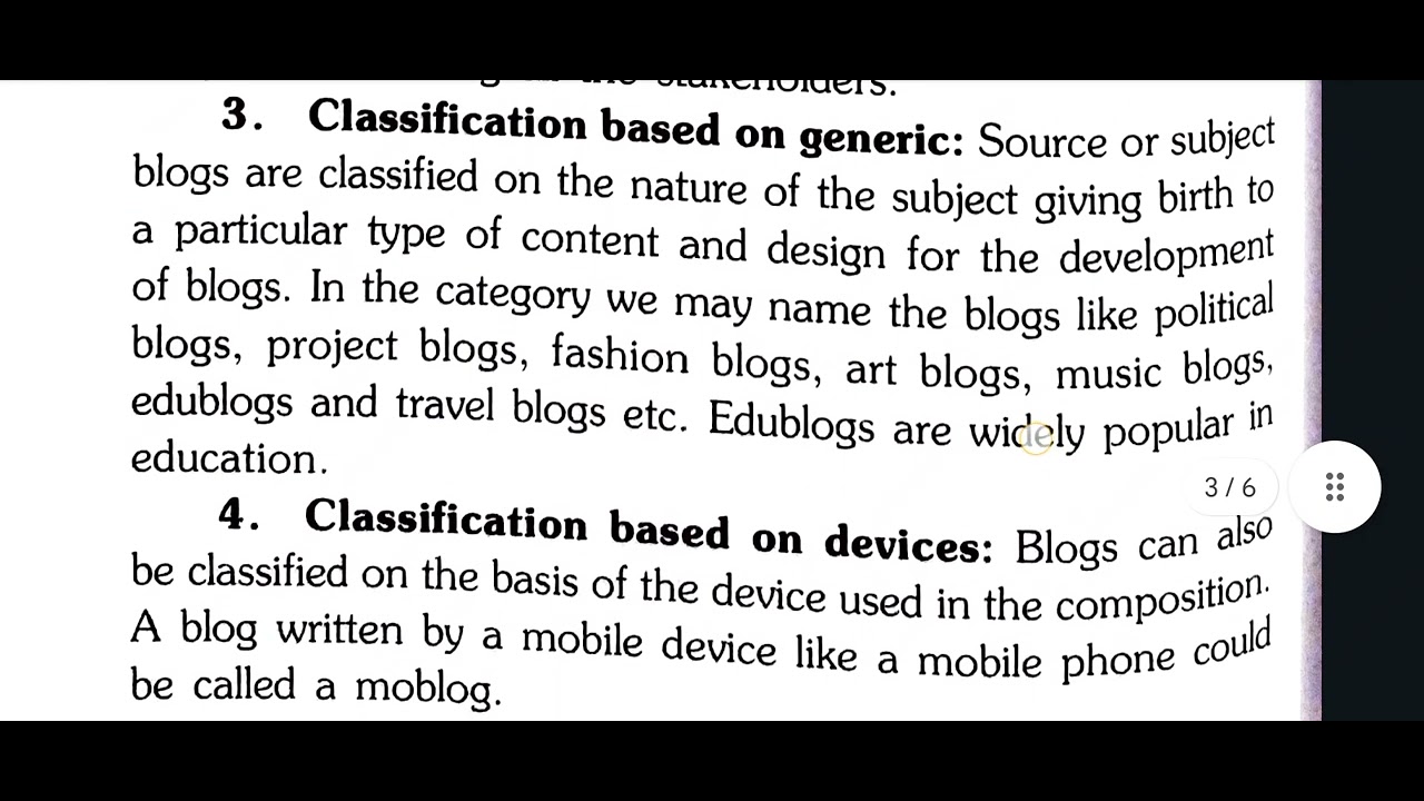 Blogging : Meaning , Types and Advantages // Enriching Learning Through ...