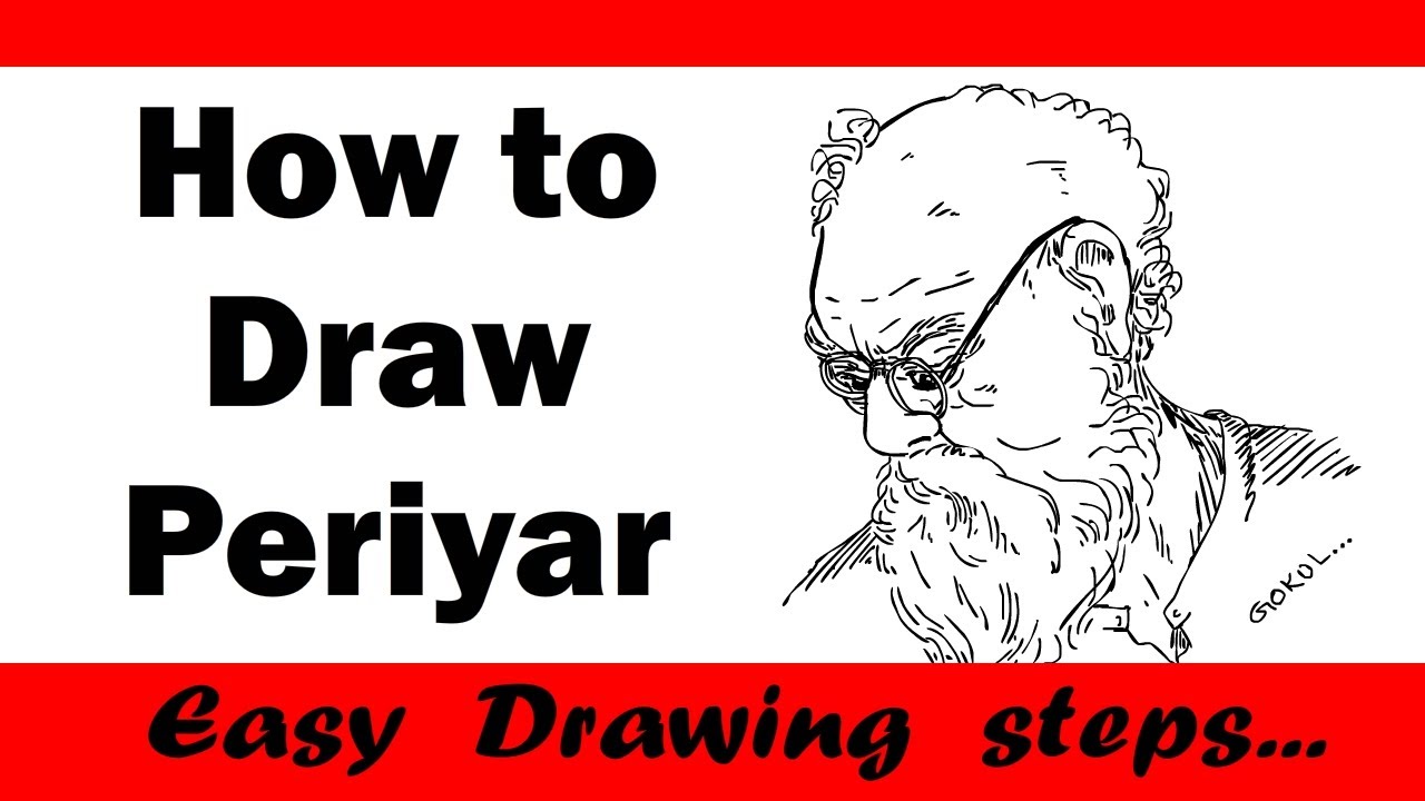 Periyar I Periyar Drawing I Easy Drawing I #பெரியார் #Periyar # ...