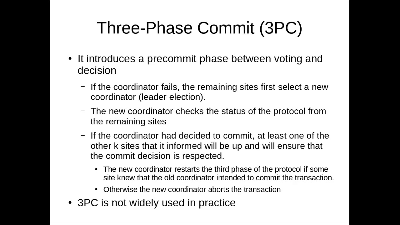 12.9 Three-Phase Commit - YouTube