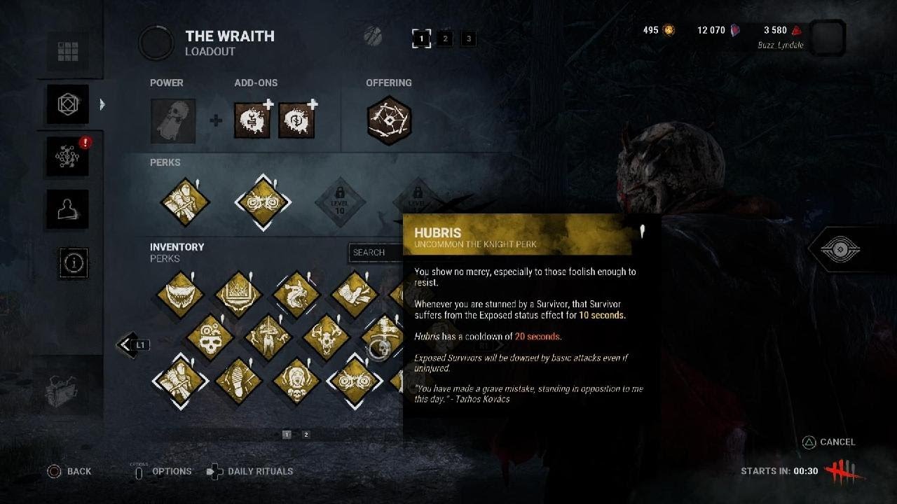 Wraith Gameplay DBD - YouTube
