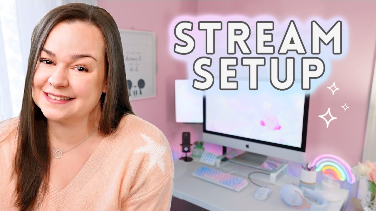 My First Twitch Streaming Setup Tour!! - YouTube