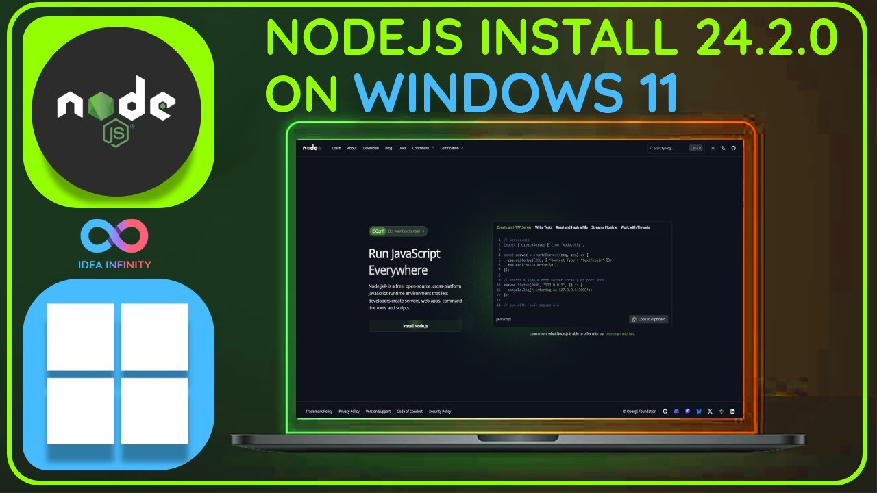 Setting Up Node.js & Web Server on Windows 11 – Step-by-Step Tutorial ...