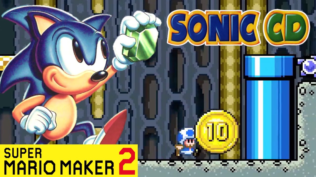 Super Mario Maker 2: Sonic CD: Quartz Quadrant Showcase - YouTube