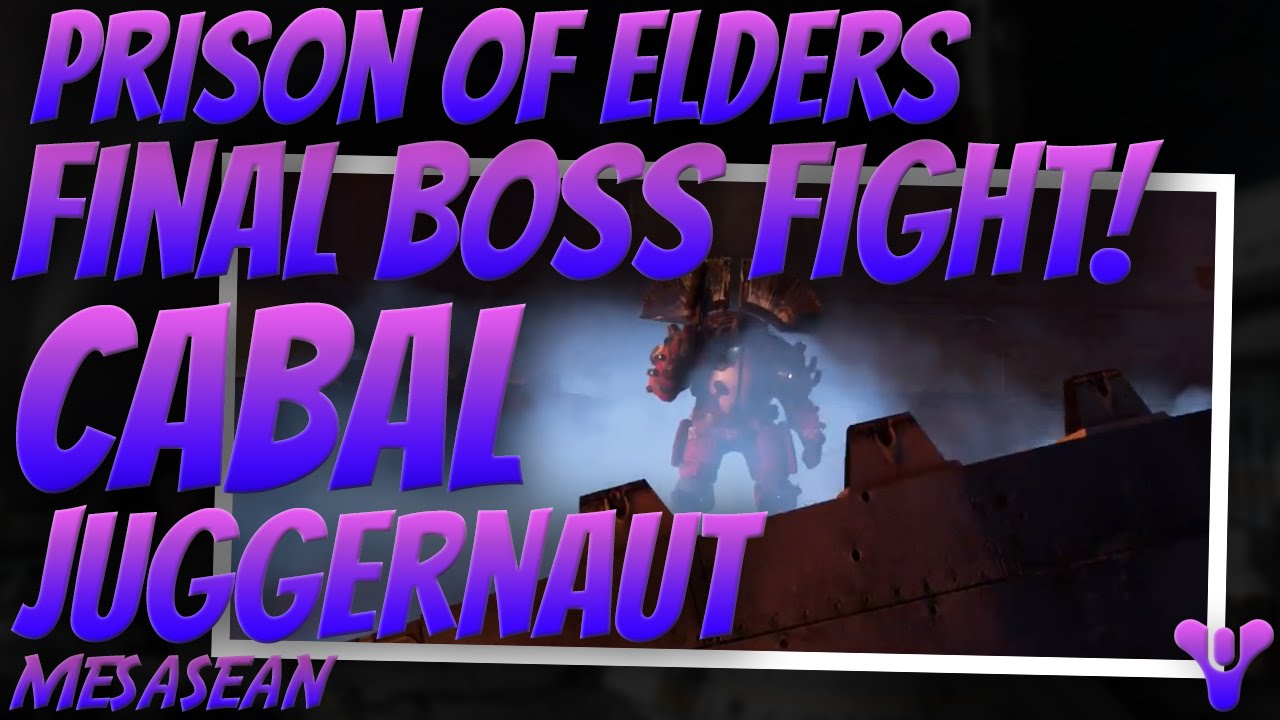 DESTINY PRISON OF ELDERS CABAL BOSS FIGHT! House of Wolves DLC Game ...