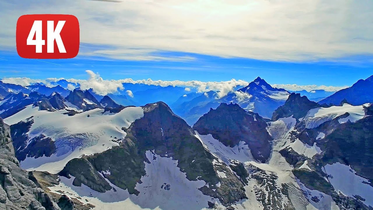 Mount TITLIS (Switzerland) - Amazing by DRONE in 4K Ultra HD - YouTube