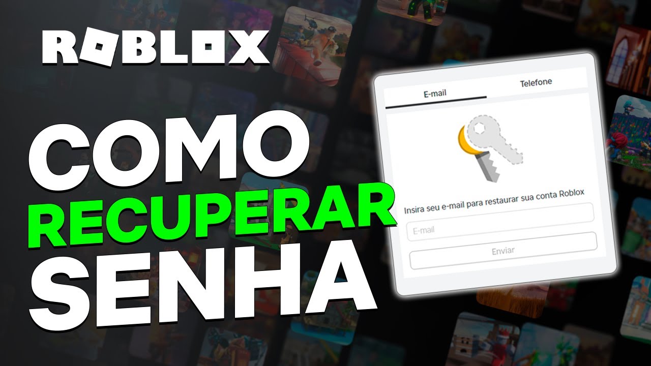 Como RECUPERAR SENHA da CONTA ROBLOX no PC em 2025! - YouTube
