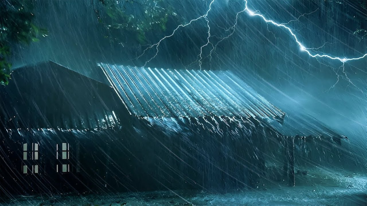 Sleep Instantly with Heavy Rain - Thunderstorms Sounds For Sleeping ...