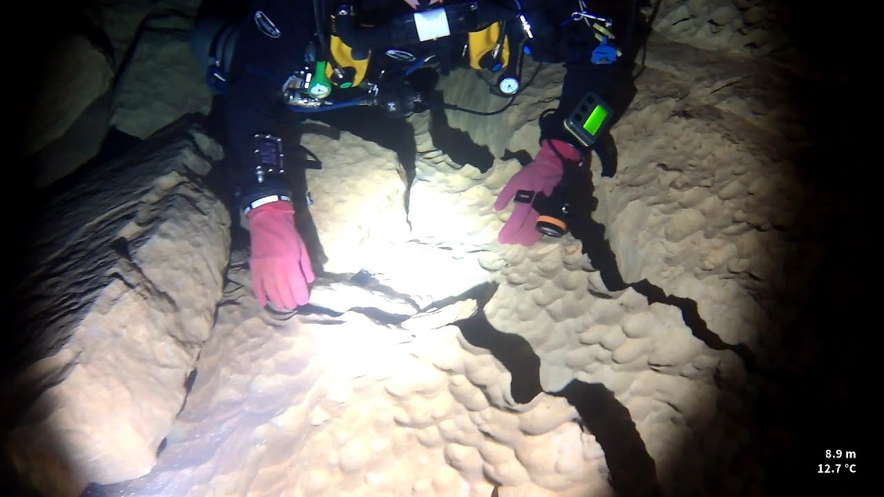 TDI Full Cave - Day 3 - Emergence du Ressel - Completing the loop - YouTube
