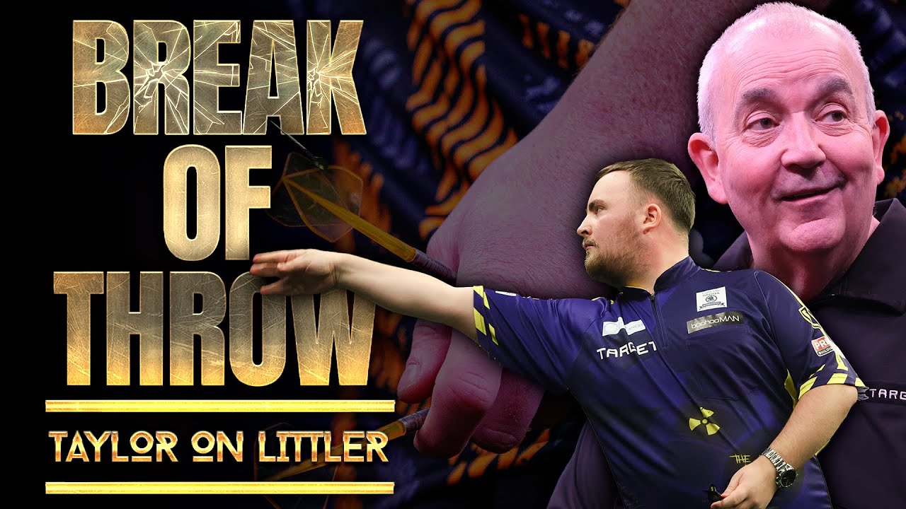 PHIL TAYLOR BREAKS DOWN THE THROW OF LUKE LITTLER! 🔥 - Break Of Throw ...