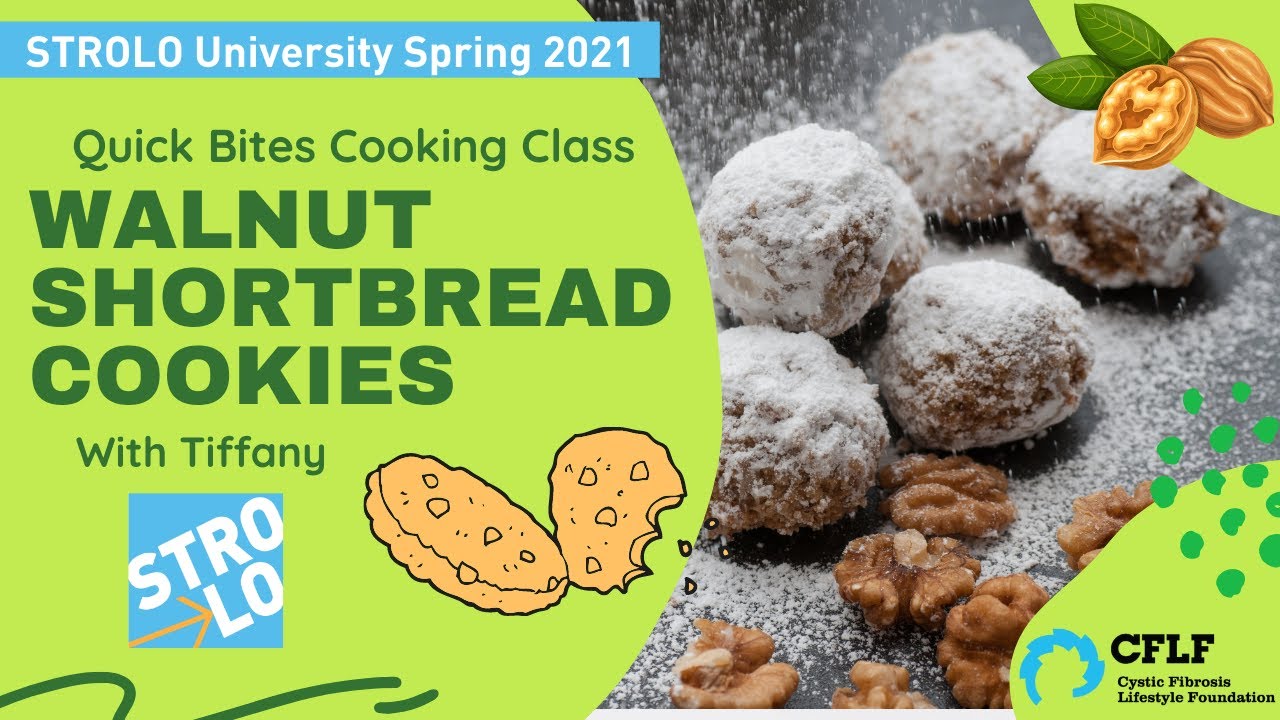 STROLO U: Quick Bites - Walnut Shortbread Cookies - YouTube