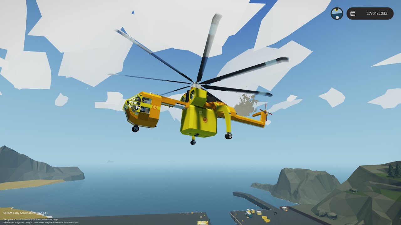 Putting out a fire with a Helicopter | Stormworks - YouTube