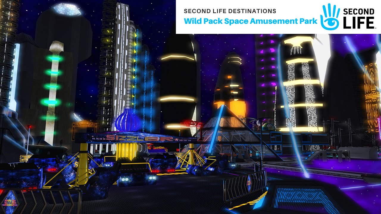 Second Life Destinations - Wild Pack Space Adventure Amusement Park ...