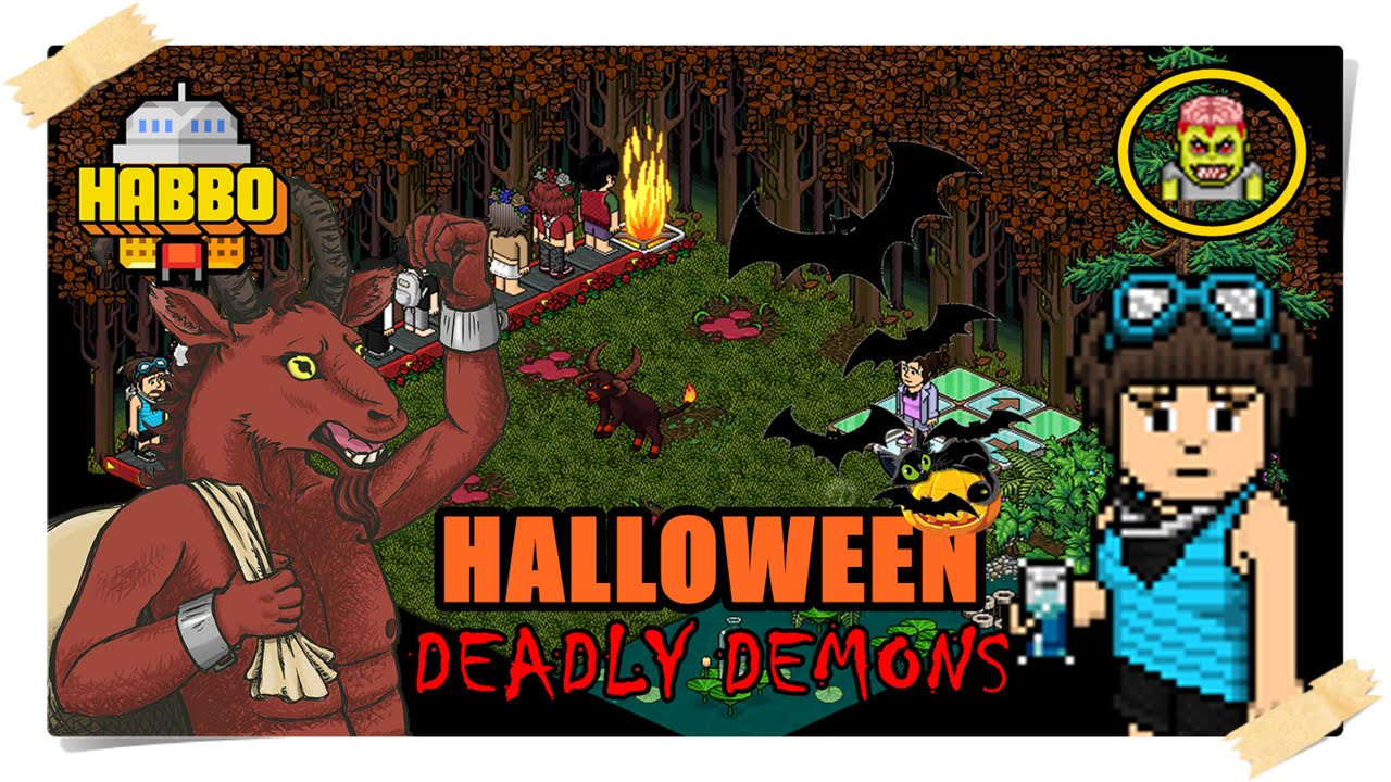 DEMON GOAT! - Habbo | Halloween: Deadly Demons - YouTube