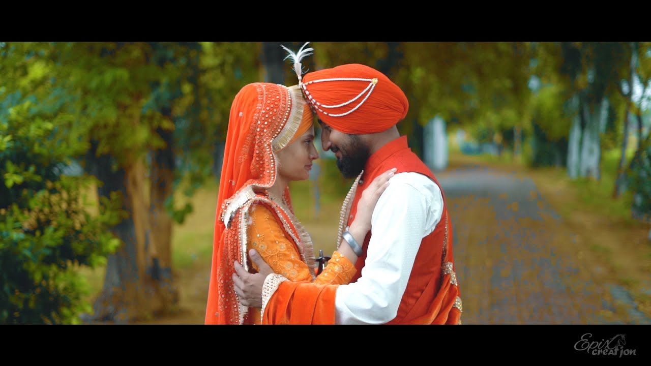 Cinematic Wedding Highlight Gursikh Couple | Gurpreet singh and ...