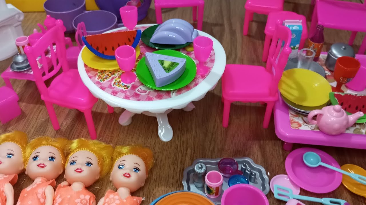 [toy asmr] Kitchen PlaySet ASMR Satisfying with Unboxing No Talking ...