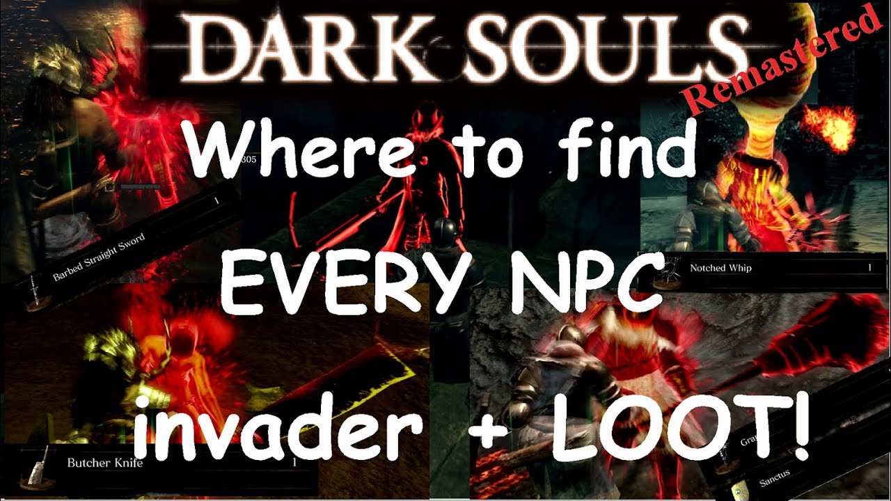 Dark Souls Remastered: NPC Black Phantom invasions - YouTube