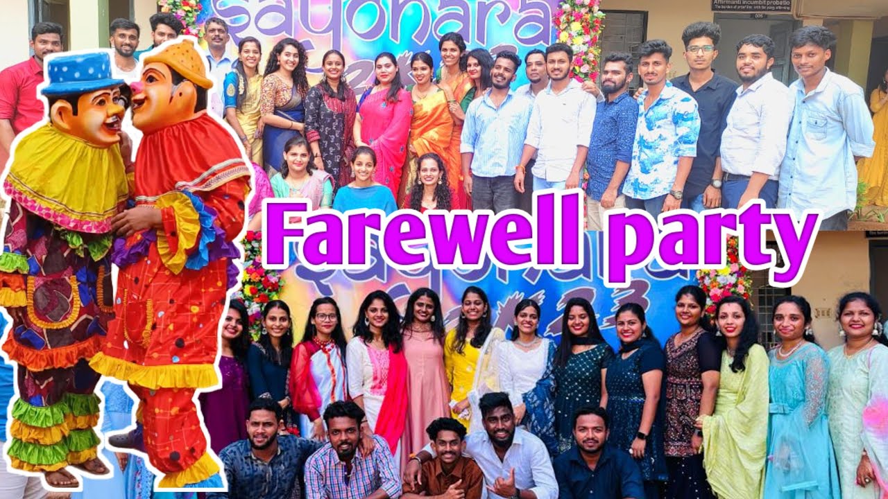 College farewell day dance games comedy | Last day of college life ...